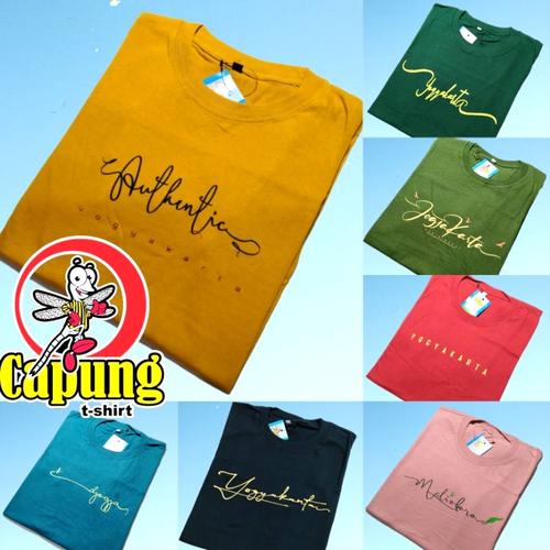 Jual KAOS JOGJA SABLON ASLI CAPUNG T-SHIRT KAOS JOGJA PALING TERLARIS No.1 - Putih, S - Kota ...