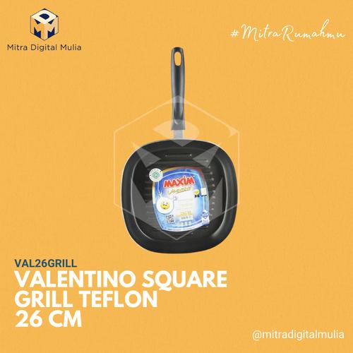 Jual Maxim VAL26GRILL – Valentino Square Grill Teflon 26 cm - Kota ...