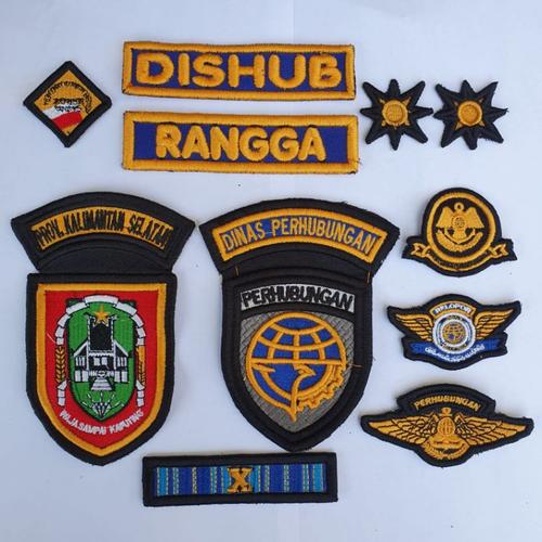 Jual Atribut Dishub lengkap Bordir Timbul 3D - lis hitam, + logo custom ...
