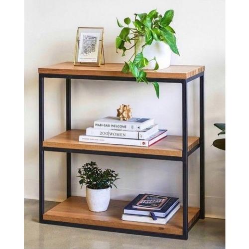 Jual Lemari Rak Kabinet Model Industrial Kayu Jati Jepara Frame Besi ...