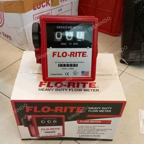 Jual Meteran Solar Flo Rite 3 digit drat 1" inch Flowmeter / Flowmeter ...