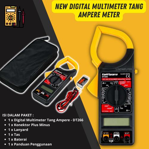 Promo Pengukur Arus Listrik Tang Ampere Meter DIgital Clamp Multimeter ...
