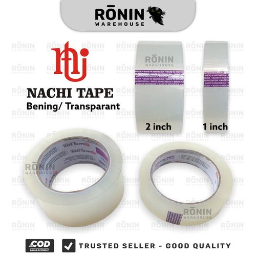 Jual NACHI Tape Lakban Isolasi Selotip Bening Transparan 1 2 inch 24 48 ...
