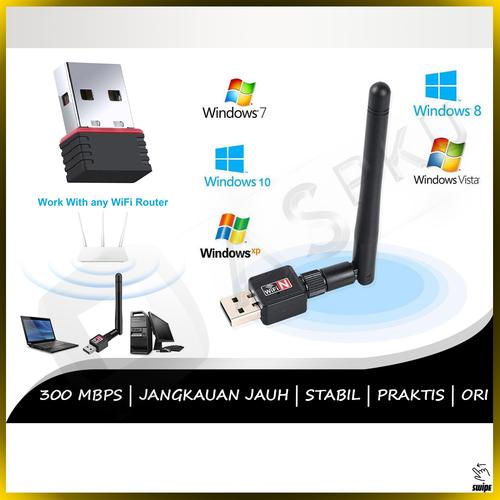 Jual Wifi Receiver Universal Penangkap Sinyal Wifi Komputer PC Dongle USB - Mini - Kota ...