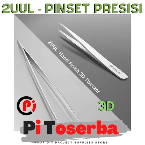 Jual 2UUL 3D Pinset Super Presisi Runcing Lurus Tweezer Phone Repair ...