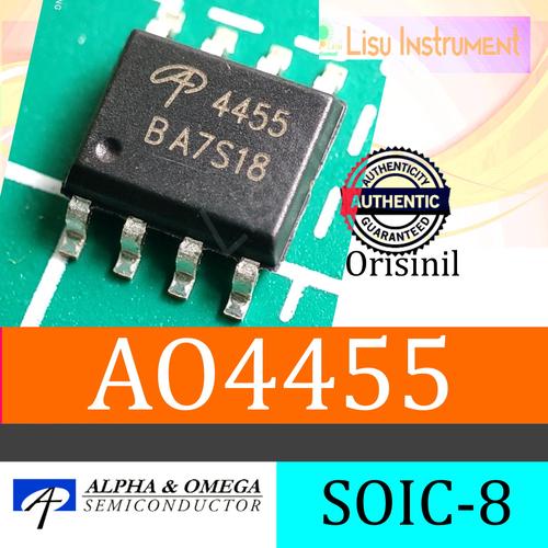 Jual AO4455 30V 17A P-Channel MOSFET SOIC-8 Alpha & Omega Semiconductor Ori - Kota Depok - Lisu ...