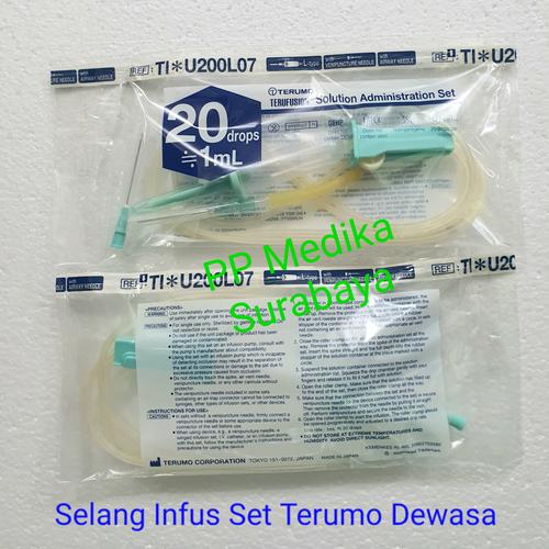 Jual Selang Infus Set Terumo / Infusion Set Terumo / Terufusion Set ...
