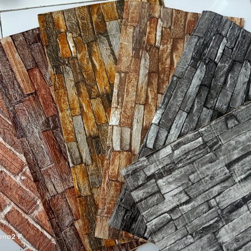 Jual wallpaper 3d foam batu alam dinding - Batu alam - Kota Denpasar ...