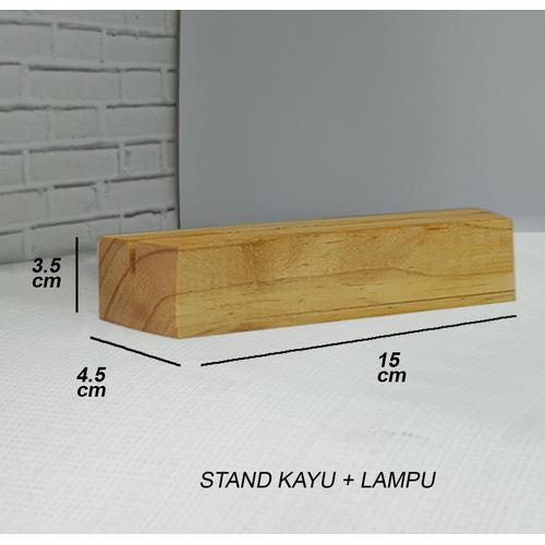 Jual Cetak Akrilik Print UV Full Color desain custom - kaki kayu ...