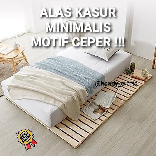 Promo Alas Kasur Kayu Palet Minimalis Ukuran 200×160×3 - natural, 200 × ...