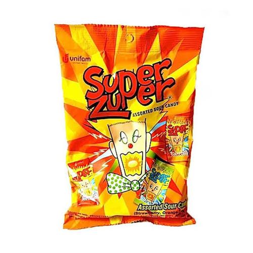 Jual Permen aneka rasa super zuper assorted sour candy permen - super ...