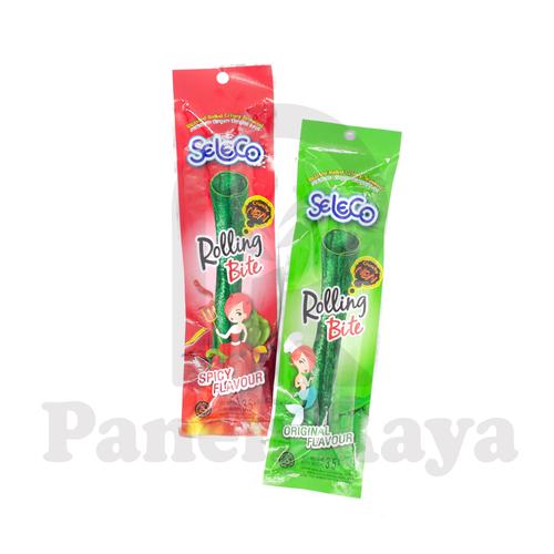 Jual Camilan Rumput Laut Seleco Rolling Bite Spicy / Original Cemilan ...