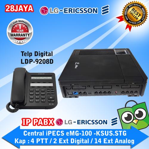 Jual PABX LG ERICSSON iPECS eMG100 Kapasitas : 4 PTT / 16 EXT ...