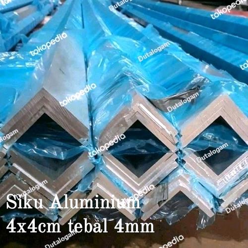 Jual siku aluminium 40 x 40 x 4 x 1200 / siku alumunium - Jakarta Barat ...