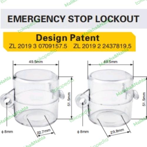 Jual High quality Electrical Lockout Padlock-Emergency Safety Stop ...