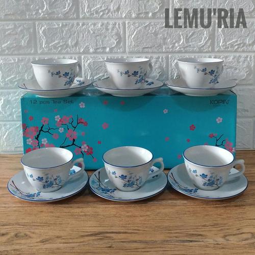 Jual KOPIN TEA SET KERAMIK PORCELAIN POLKADOT, CANGKIR TEH, MUG KOPI ...