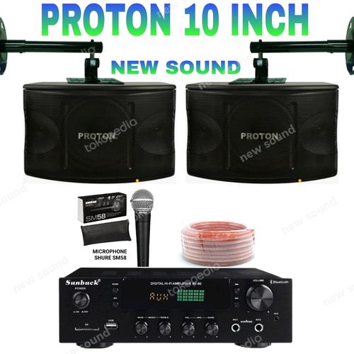 Jual PAKET SOUND SYSTEM RUMAHAN 10 INCH PAKET AUDIO PROTON KOMPLIT ...