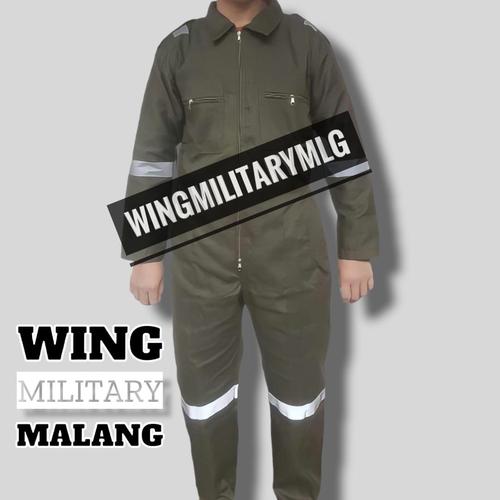 Jual Wearpack Safety Katelpack Proyek Coverall Scotlight - Hijau Army ...