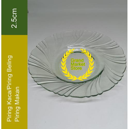 Jual Piring Kaca / Piring beling / Piring Makan 20.5cm - Jakarta Barat ...
