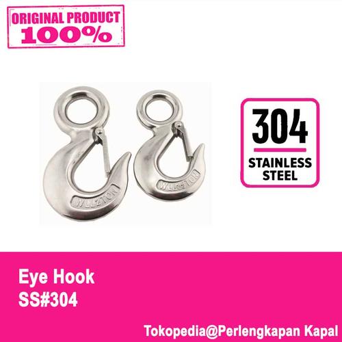 Jual Hook Stainless 1 Ton / Cargo hook SS / Eye Hook Stainless ...