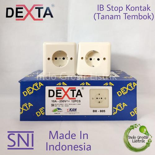 Jual IB Stop Kontak Arde Dexta Saklar Stop Kontak Arde Tanam Tembok ...