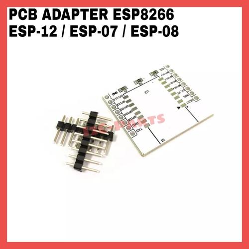 Jual ESP8266 ADAPTER PLATE PCB WIFI MODULE IOT ESP-07 ESP-12 ESP-08 ESP ...