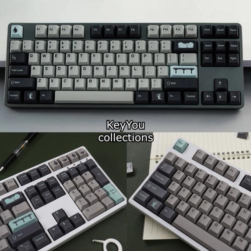Jual Rainny day keycaps gmk clone not shusi cyan 9009 grey gundam bento ...