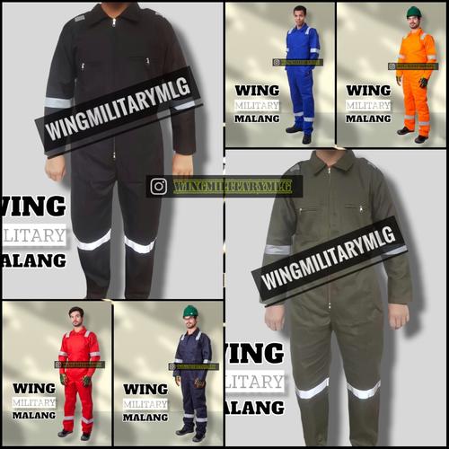 Jual Wearpack Safety Katelpack Proyek Coverall Scotlight - Hitam, M ...