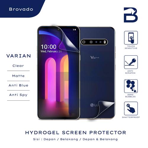 Jual Hydrogel Sparta LG V60 ThinQ 5G Anti Gores Screen Protector Full ...