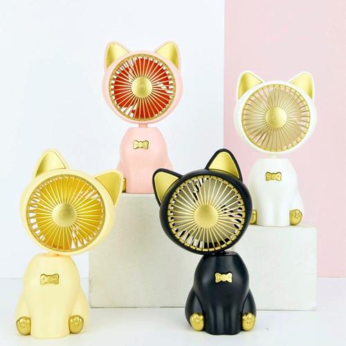 Jual Kipas Mini Kucing Kipas Meja Kantor Duduk Cat Mini Fans Recharge ...