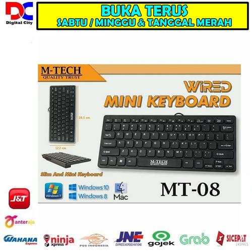 Jual Keyboard External Laptop / Keyboard Mini Mtech Multimedia / M-TECH ...