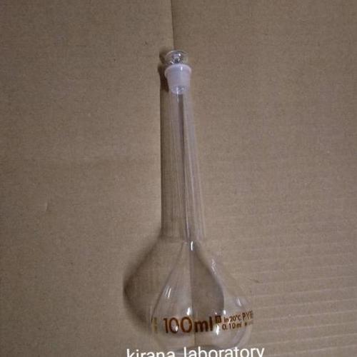 Jual Volumetric Flask - Labu Ukur 100ml Pyrex Class A - Jakarta Pusat ...