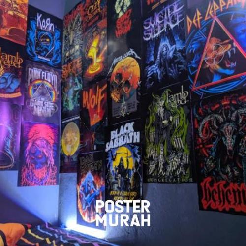 Jual Poster Band Metal Rock Retro A3 Besar | Dekorasi Dinding Kamar ...
