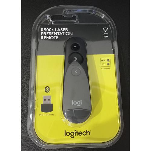 Jual Presenter Logitech R500 Laser Pointer Wireless & Bluetooth Resmi ...