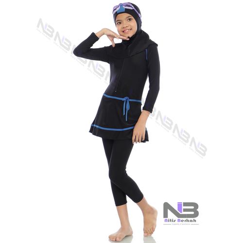 Jual Baju Renang Anak Perempuan Muslimah Karakter Pony - lis biru, M ...