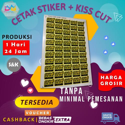 Jual CETAK STIKER (KHUSUS UKURAN KECIL SEPERTI 1.5CM,2CM,2.5CM) - kromo ...