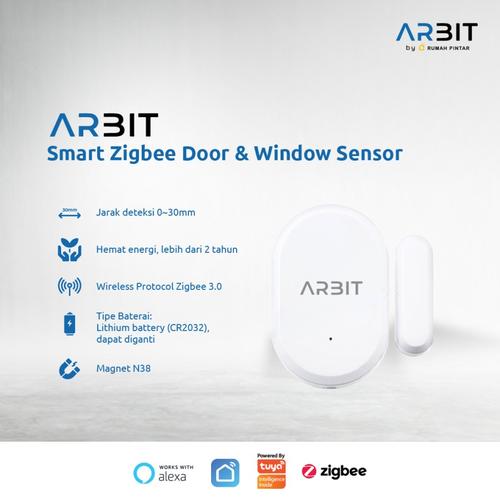 Promo Arbit Smart Zigbee Smart Door / Window Sensor Tuya Pintu Jendela ...