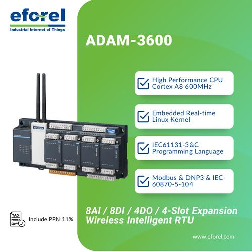 Jual IoT RTU Gateway Remote Terminal Unit 8AI 8DI 4DO Advantech ADAM ...
