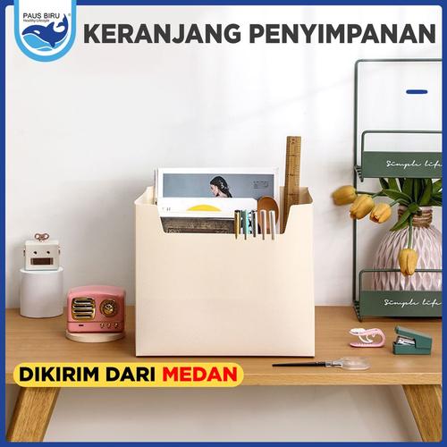 Promo Foldable Desktop Box Container Anti Air Kotak Penyimpanan Buku ...