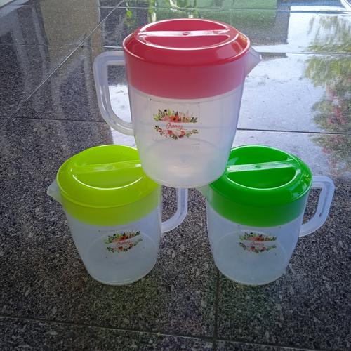 Jual teko ceret air minum water jug kecil plastik 1liter - Merah Muda ...