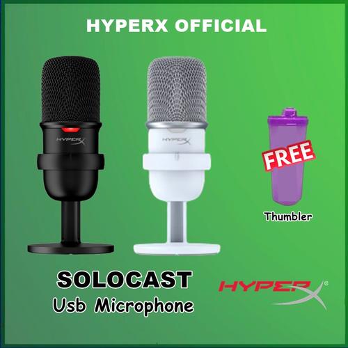 Promo HyperX Solo Cast Gaming Microphone Hyper X Kingston Usb Mic SoloCast - Black Cicil 0% 3x ...