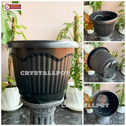 Jual Pot Taman Kebun Besar Pot Bunga Tanaman Hias Shallom Mio 50 Ori ...