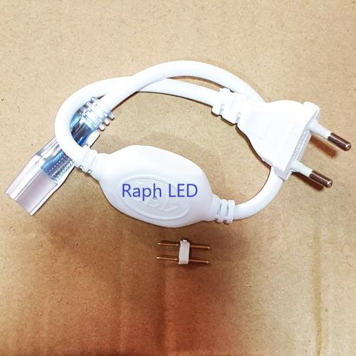 Jual Socket adaptor LED STRIP 220V / Kabel colokan LED strip meteran ...