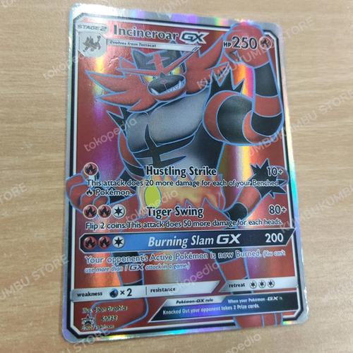 Jual Incineroar GX SM38 Black Star Promo Pokemon Card NEAR MINT TCG ...
