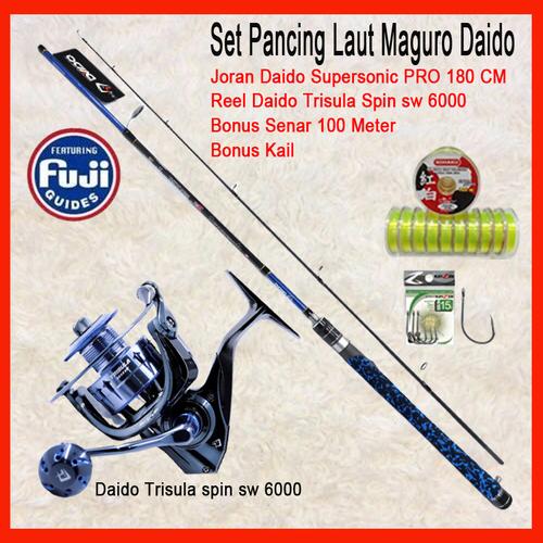 Jual Set Pancing Laut Daido Trisula Spin sw Joran Daido Supersonic 180 CM - Jakarta Pusat - Next ...