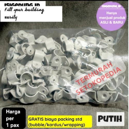 Jual Klem pipa/klem conduit/klem boss/ klem pipa boss 20mm BARU ...