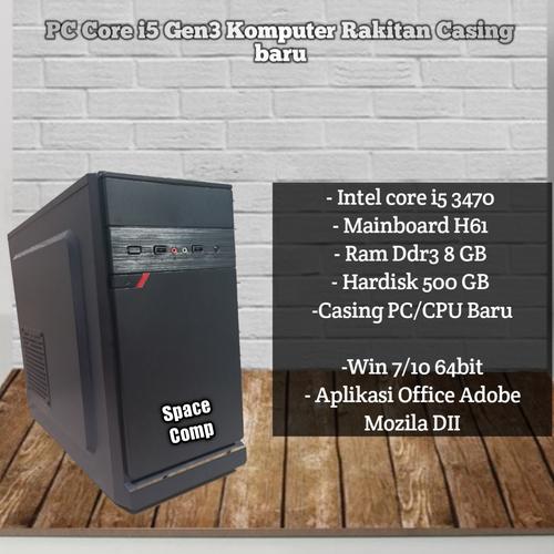 Jual PC Core i5 Gen3 Komputer Rakitan Casing baru - Jakarta Utara ...