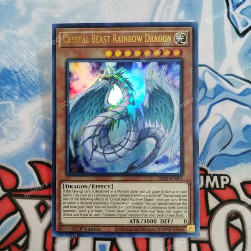 Jual yugioh crystal beast rainbow dragon GFP2 ultra rare original ...