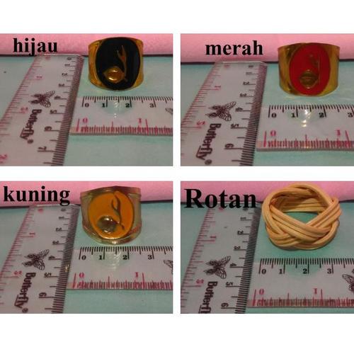 Jual Ring Cincin Pengikat Ikat Dasi Kacu Pramuka Kuning Penegak Rotan ...