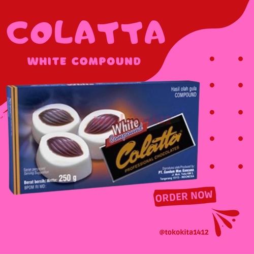Jual COLATTA White Compound Chocolate Coklat Batangan Putih 250 gr ...